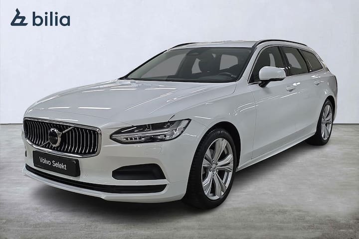 Volvo V90 B4 B4 Bensin Core/Kamera/Sensorer fram/bak/VOC 2024 Vit