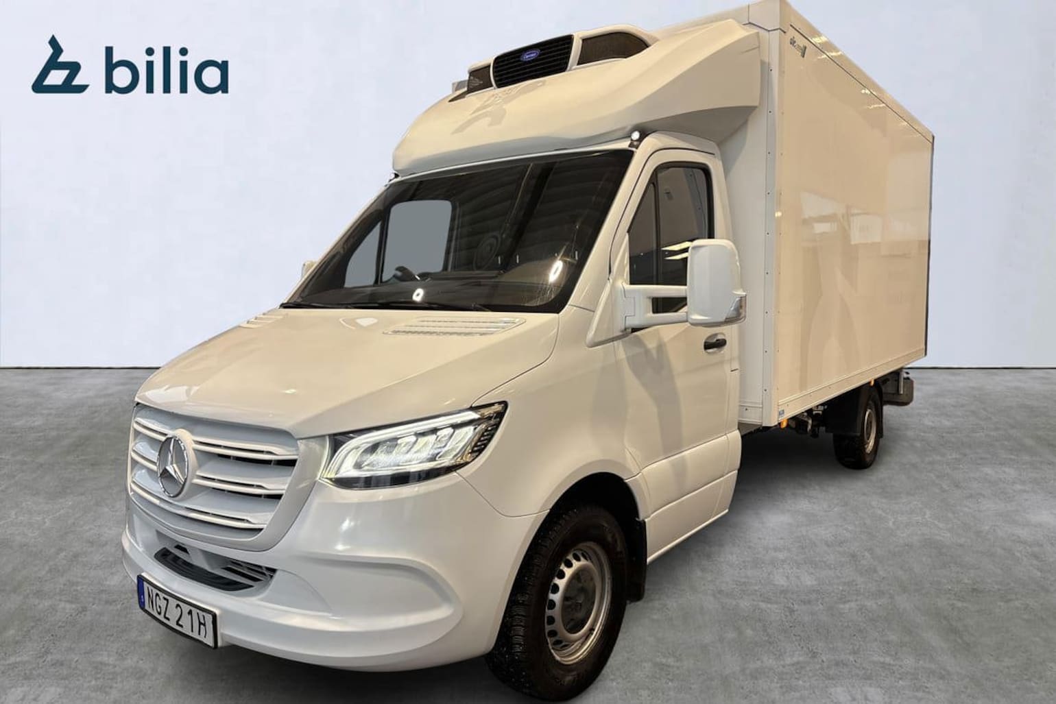 Mercedes-Benz Sprinter 319 CDI Chassi V6 Kylbil Leasebar 2019 Vit
